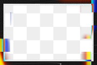 Rectangle frame png glitch effect | Premium PNG - rawpixel