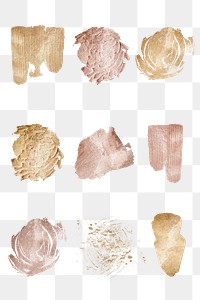 Gold glitter png sticker brush | Premium PNG - rawpixel