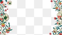 PNG Floral pattern side border | Free PNG - rawpixel