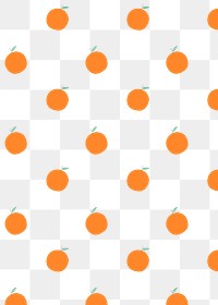 Png hand drawn orange pattern | Premium PNG - rawpixel
