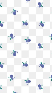 Png blueberry pattern transparent background | Premium PNG - rawpixel