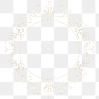 Gold filigree frame border png | Premium PNG - rawpixel