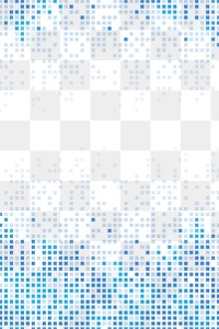 Blue border png abstract pixel | Premium PNG - rawpixel