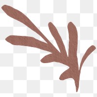 Png abstract leaf shaped sticker | Free PNG Sticker - rawpixel