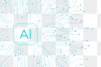 AI technology microchip background png | Premium PNG - rawpixel
