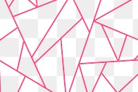 Pink triangle png patterned background | Premium PNG - rawpixel