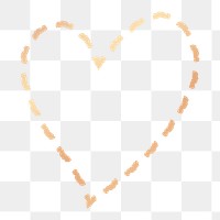 Png dash line heart design | Premium PNG - rawpixel