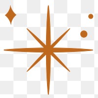 Png sparkling stars icon flat | Premium PNG Sticker - rawpixel