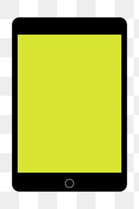 iPad, green screen png sticker, | Premium PNG Sticker - rawpixel