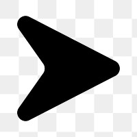 Dash arrow png icon, black | Premium Icons Sticker - rawpixel