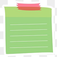 Green reminder note sticker design | Premium PNG Sticker - rawpixel