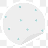 Gray round shaped reminder note | Premium PNG Sticker - rawpixel