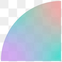 Colorful gradient element | Premium PNG Sticker - rawpixel