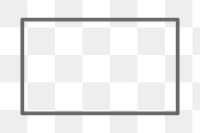 Stroke rectangle geometric shape transparent | Premium PNG - rawpixel