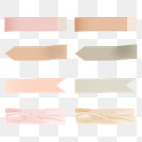 Colorful sticky banner collection social | Premium PNG - rawpixel