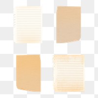 Old paper note collection social | Premium PNG - rawpixel