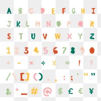 Png Alphabet, Numbers, Symbols transparent | Premium PNG - rawpixel