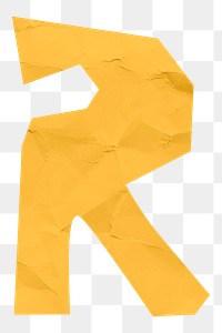 Png R letter paper cut | Premium PNG Sticker - rawpixel