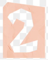 Number 2 png font paper | Premium PNG - rawpixel