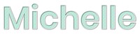 Michelle png typography name sticker | Premium PNG Sticker - rawpixel