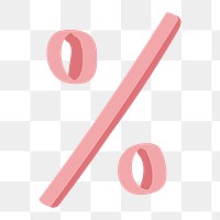 Percent sign doodle percentage png | Premium PNG Sticker - rawpixel
