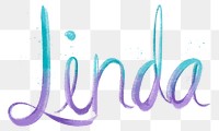 Linda png script calligraphy font | Premium PNG - rawpixel