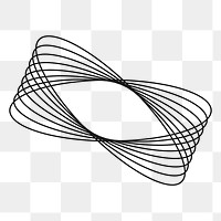 3D abstract black shape transparent | Premium PNG Sticker - rawpixel