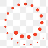 Abstract round red badge transparent | Premium PNG Sticker - rawpixel