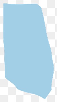 Light blue shape png with design | Free PNG Sticker - rawpixel