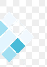 Blue cubic border transparent png | Premium PNG Sticker - rawpixel