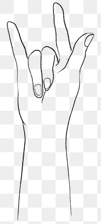 Love hand sign png cute | Premium PNG Sticker - rawpixel