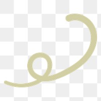Curl line png sticker transparent | Premium PNG - rawpixel