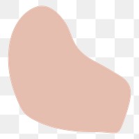 Pink blob png shape sticker, | Premium PNG - rawpixel