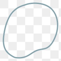 Gray outline png shape sticker, | Premium PNG - rawpixel