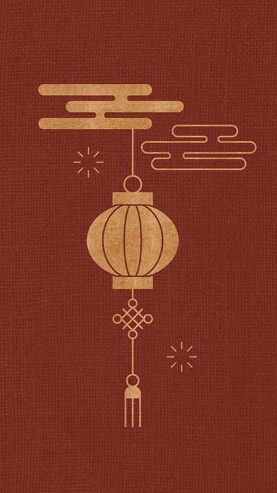 Red Chinese lantern iPhone wallpaper | Premium Photo - rawpixel