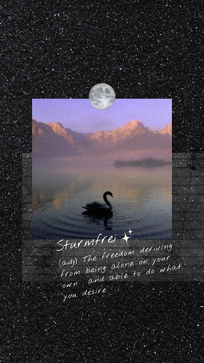 Swan quote dark iPhone wallpaper | Premium Photo - rawpixel