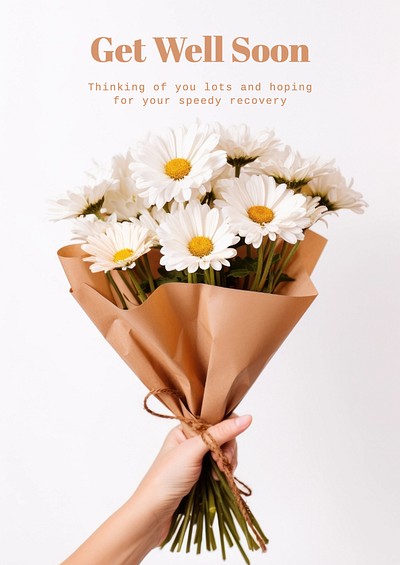 Get well soon poster template | Premium Editable Template - rawpixel