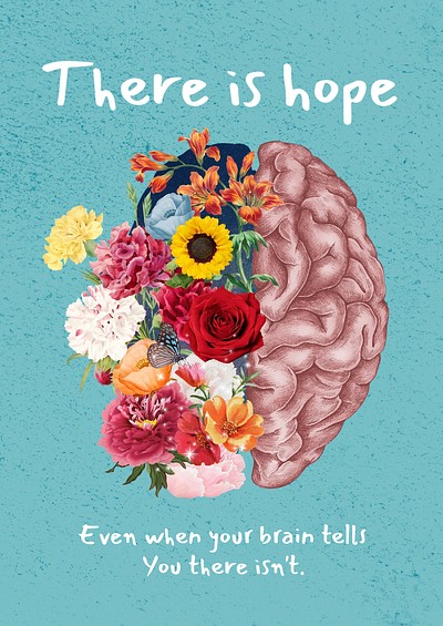 Beautiful mind poster template, surreal | Premium Editable Template ...