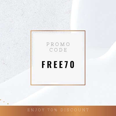 Promo code template collection vector | Premium Vector Template - rawpixel