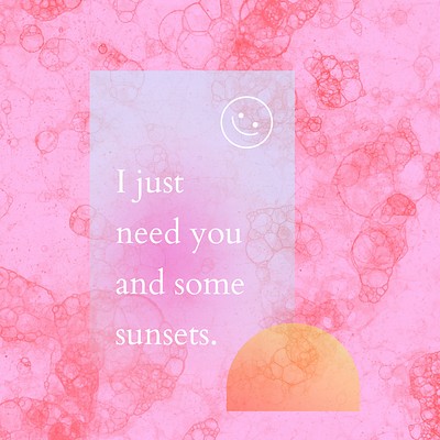 Aesthetic quote Instagram post template, | Free Editable Template ...