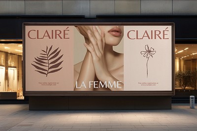 Skincare product billboard sign mockup | Free Mockup Generator - rawpixel