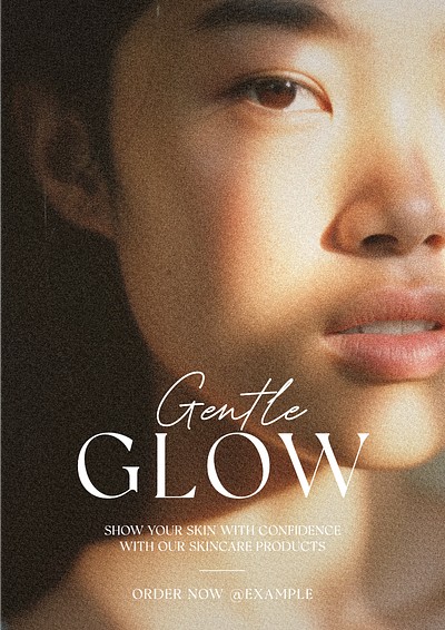 Gentle glow poster template | Premium Editable Template - rawpixel