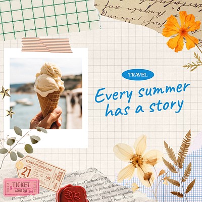 Fun summer quote Facebook post | Premium Editable Template - rawpixel