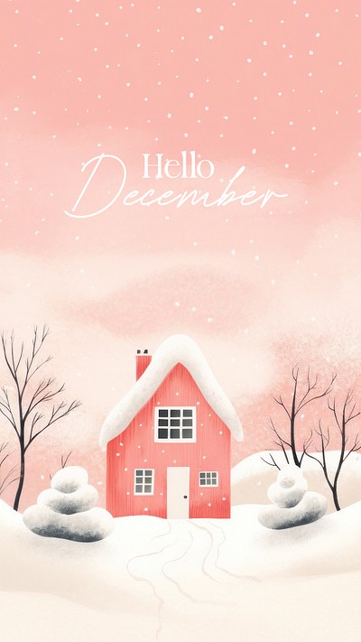Hello December Facebook story template | Free Editable Template - rawpixel