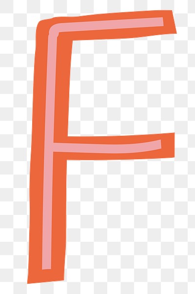 PNG Letter F hand drawn | Premium PNG - rawpixel