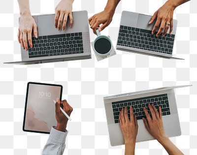 Businesswomen using digital devices work | Premium Photo - rawpixel