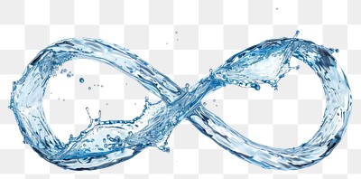 PNG Water infinity symbol splash | Free PNG - rawpixel