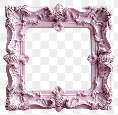 PNG Ornate pink vintage frame | Premium PNG - rawpixel