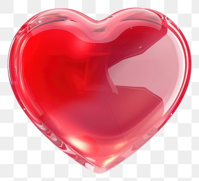 PNG Glossy red heart icon | Free PNG - rawpixel