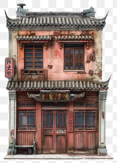 Vintage Chinese storefront architecture | Free Photo - rawpixel